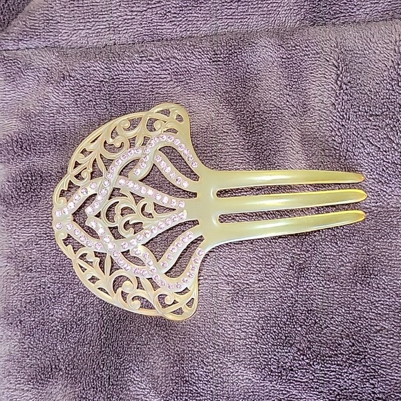 Vintage | Accessories | Vintage Sparkle Hair Comb | Poshmark